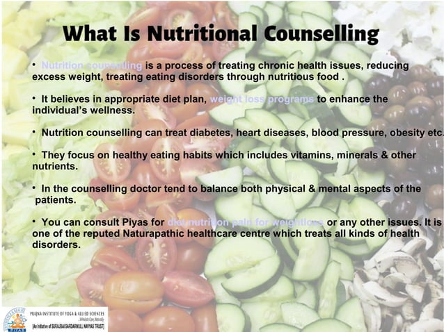 Diet & nutrition counselling | PPT Diet & nutrition counselling | PPT