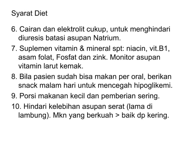 Diet pada penyakit hati | PPT
