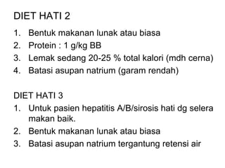 Diet pada penyakit hati | PPT