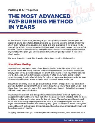 Diet Planning Principles