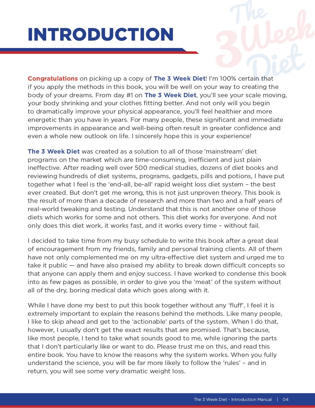 Diet Planning Principles