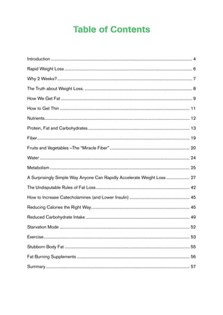 Diet Plans Comparison Chart | PDF