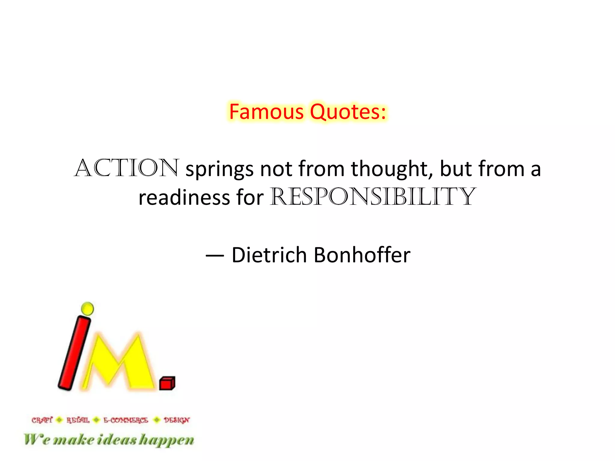 Dietrich bonhoffer Famous Quotes | PDF