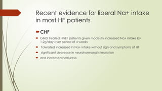 DIETRY SODIUM & WATER INTAKE IN HEART FAILURE by .pptx