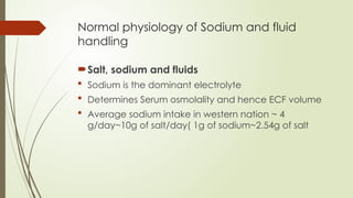 DIETRY SODIUM & WATER INTAKE IN HEART FAILURE by .pptx