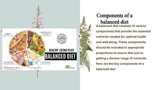 Diets in Relation to Health and nutrition | PPTX