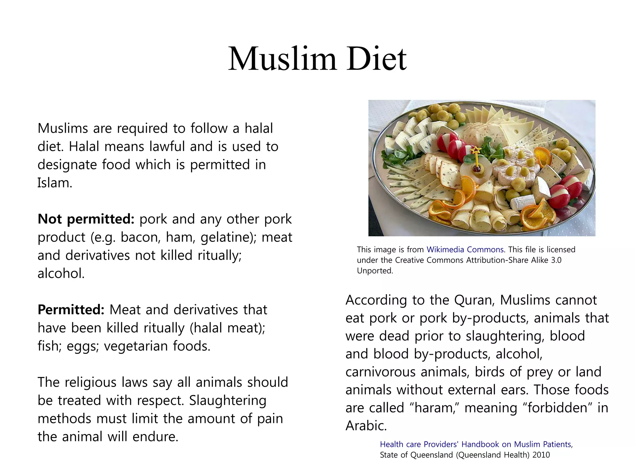 Diets of the Major Religions | PDF