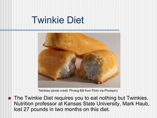 Diets presentation | PPT