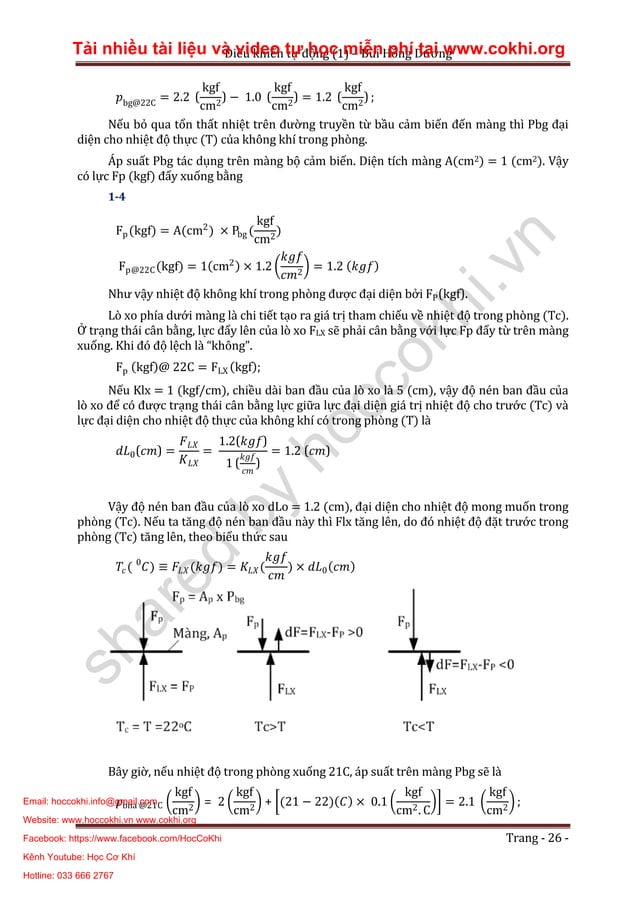 hoccokhi.vn Điều Khiển Tự Động - Bùi Hồng Dương, 77 Trang | PDF