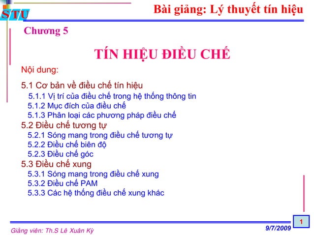 Dieu che tin hieu | PDF