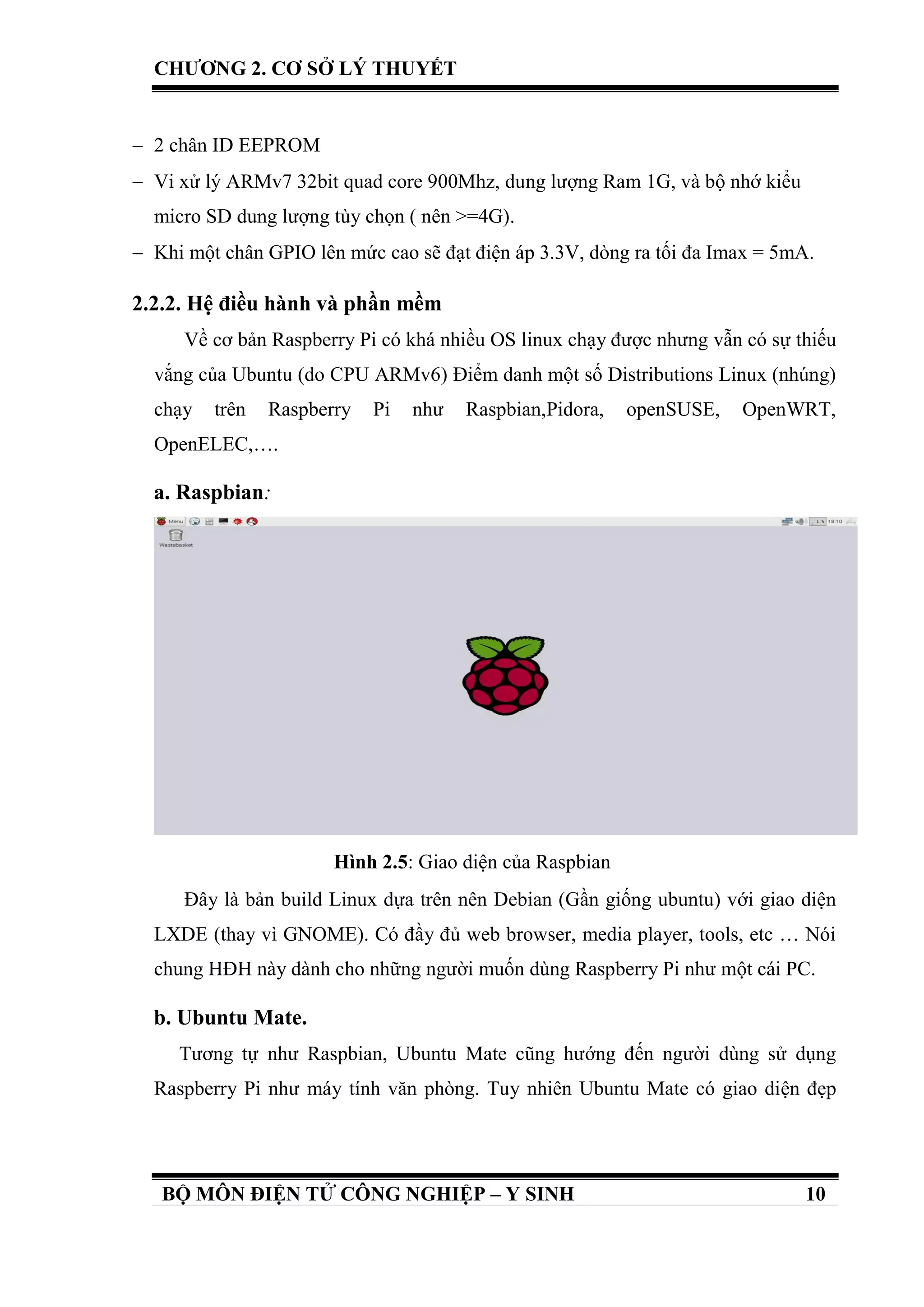 Đề tài: Điều khiển xe robot bằng giọng nói với Raspberry pi 3 | PDF