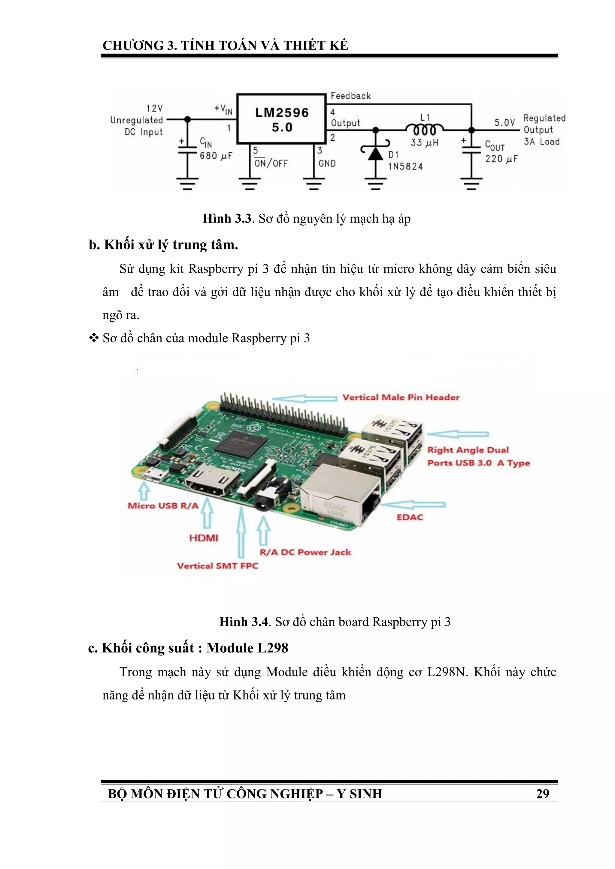 Đề tài: Điều khiển xe robot bằng giọng nói với Raspberry pi 3 | PDF