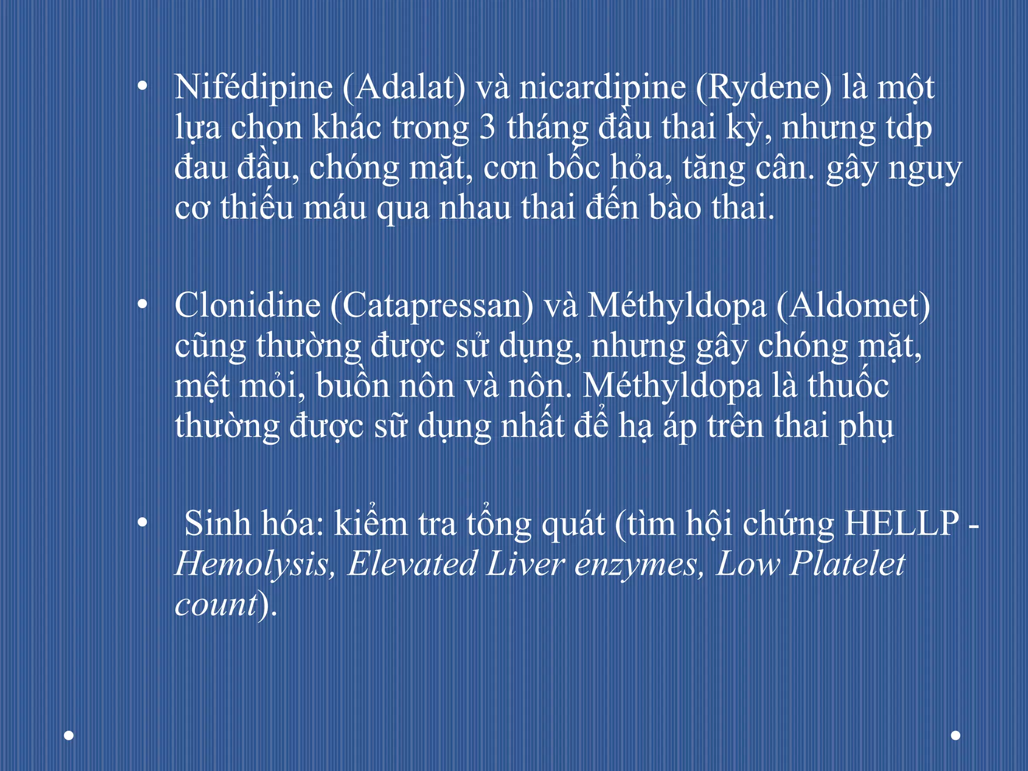 Dieu tri thuoc tren phu nu mang thai | PPTX