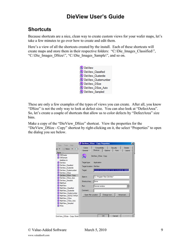 Die View Users Guide | PDF