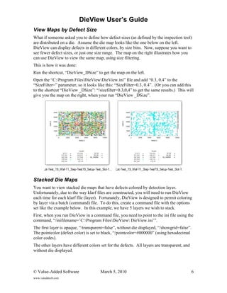 Die View Users Guide | PDF