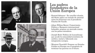 Datos históricos de la Unión Europea | PPTX