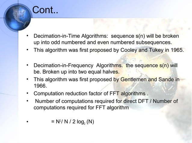 Dif Fft Ppt
