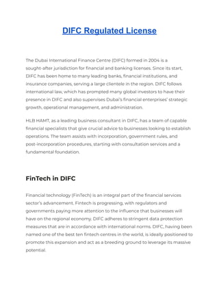 DIFC Regulated License.pdf | Business Accounting & Finance | Business
