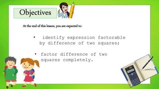 Difference of Two Squares | PPTX
