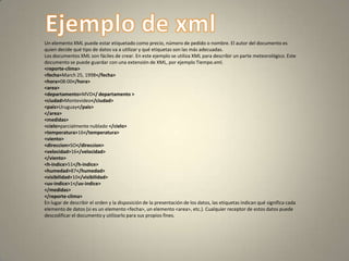 Diferencia de html y xml | PPTX