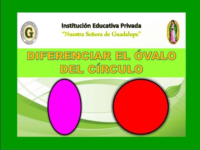 el ovalo y el circulo