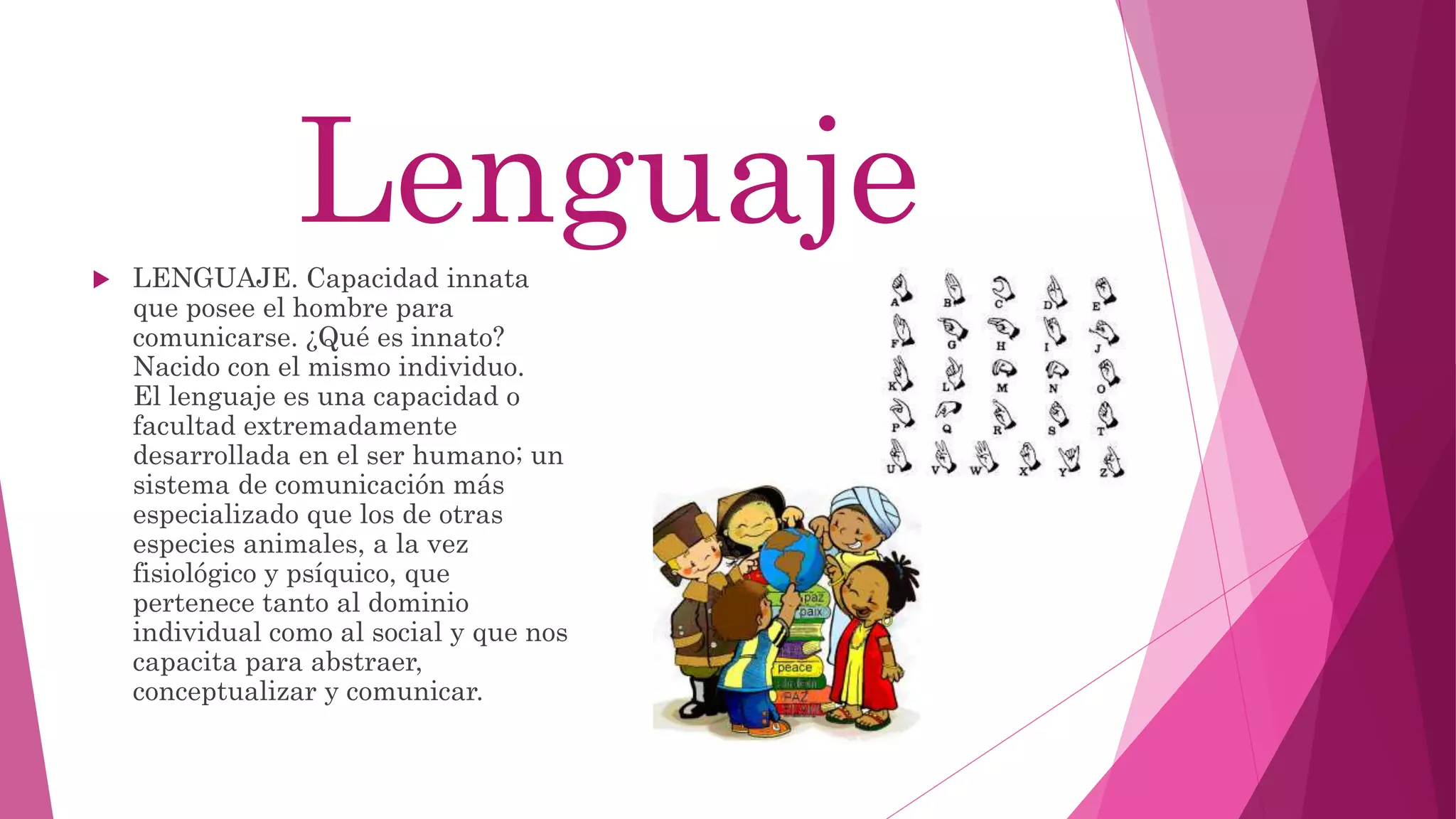 Diferencia entre lengua lenguaje y habla | PPTX