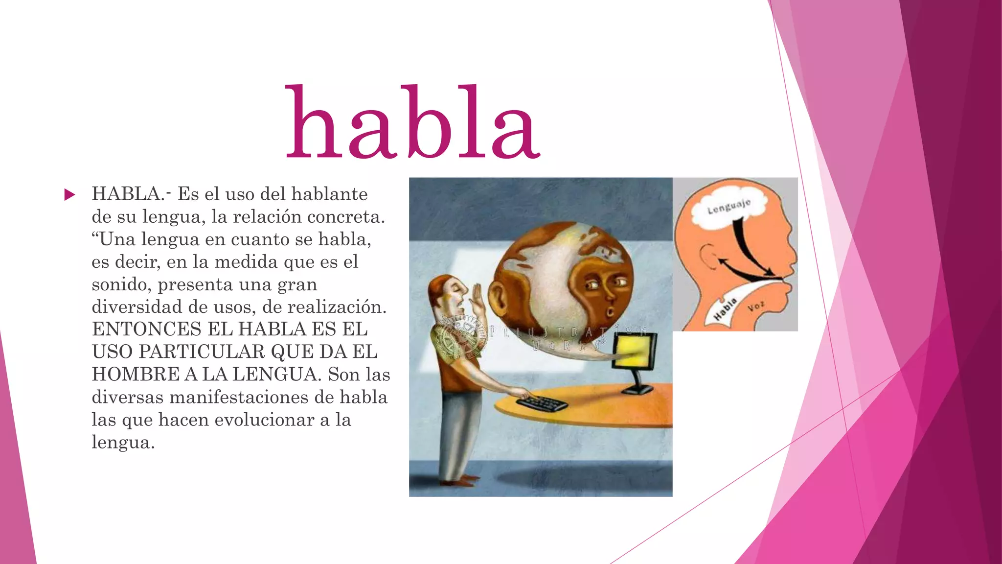 Diferencia entre lengua lenguaje y habla | PPTX