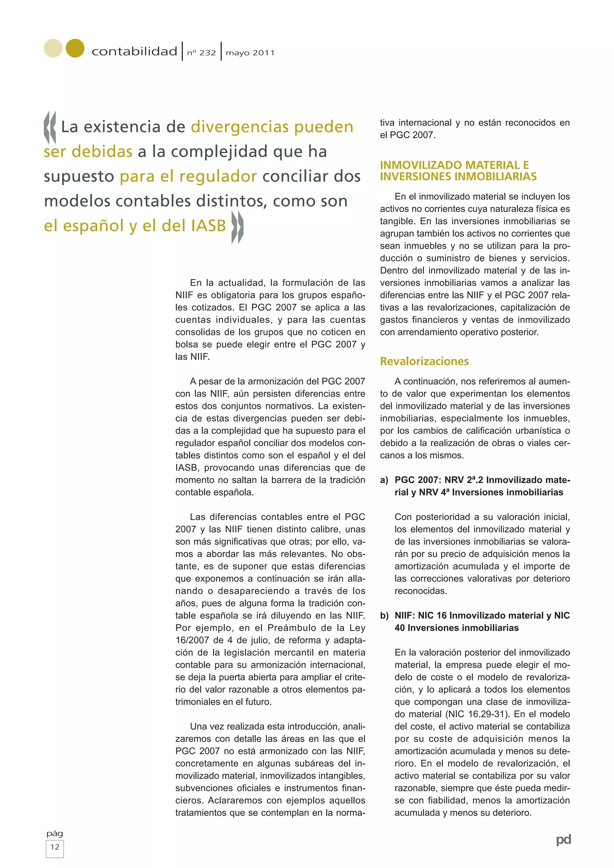 Diferencia entre niif y pcga | PDF | Stocks and Bonds | Personal Investing