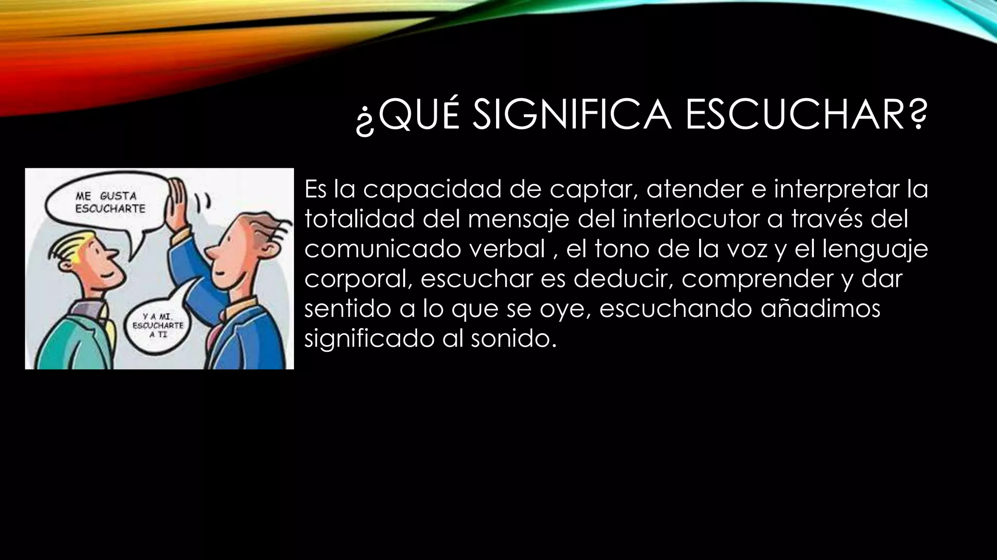 Diferencia entre oir y escuchar | PPT