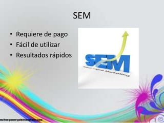 Diferencia entre seo y sem | PPTX