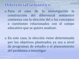 Diferencial semántico | PPTX