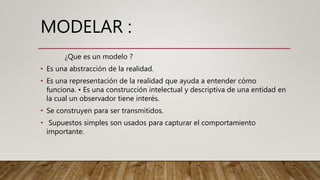 Diferencia modelar y simular | PPTX