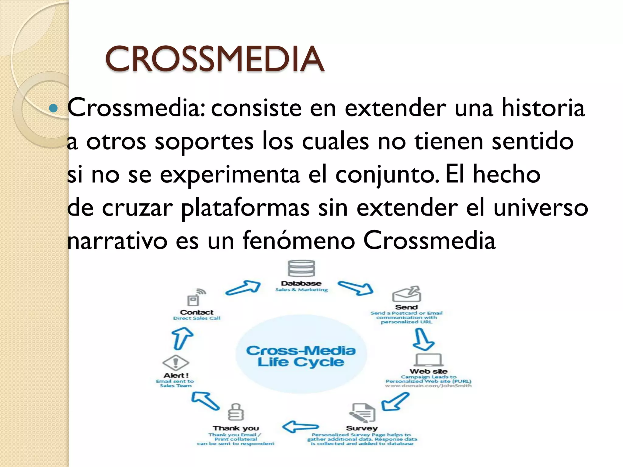 Diferencias de crossmedia y transmedia | PPT