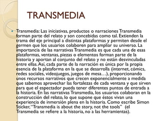 Diferencias de crossmedia y transmedia | PPT