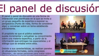 Diferencias de panel y debate | PPTX