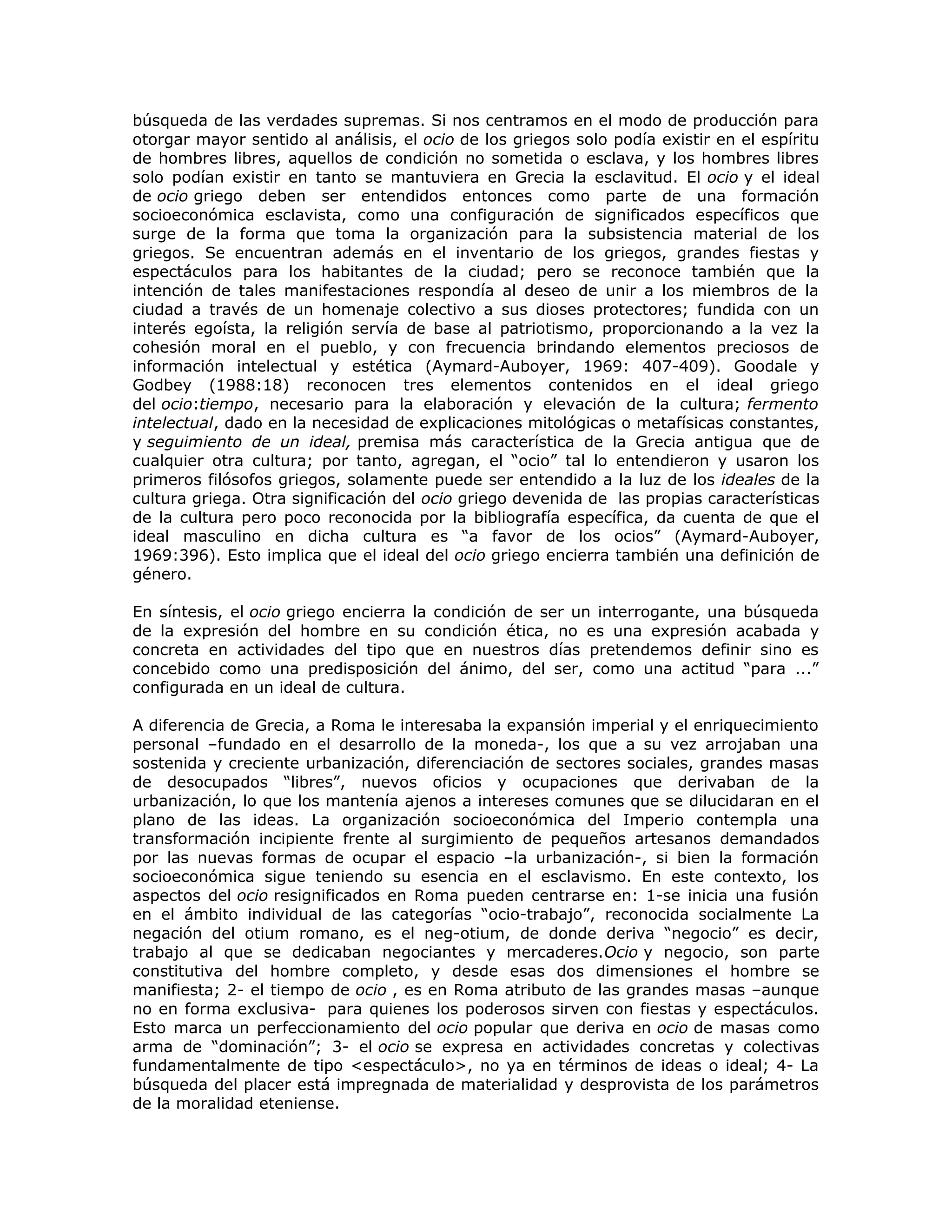 Diferencias entre ocio | PDF