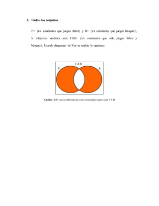 Diferencia simétrica de conjuntos | DOCX