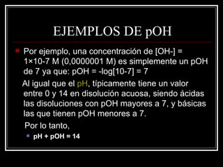 Diferencias Y Similitudes Entre P H Y P Oh | PPT