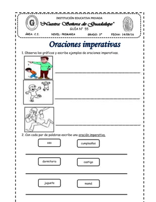 oraciones imperativas | PDF