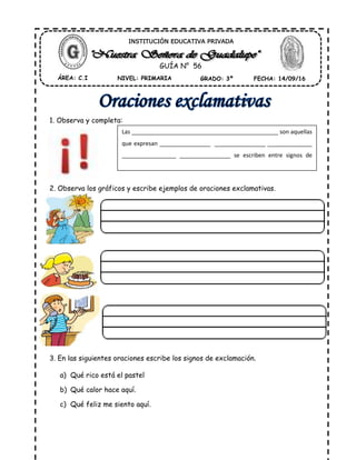 Fichas De Oraciones Interrogativas