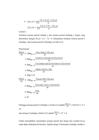Diferensial parsial | DOCX