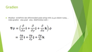 DIFERENSIASI-KALKULUS-FUNGSI-VEKTOR.pptx-Gradien-Divergensi-Curl.pptx