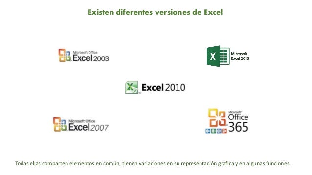 Versiones De Microsoft Excel - slingo