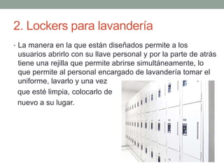 Diferentes tipos de lockers ppt | PPTX