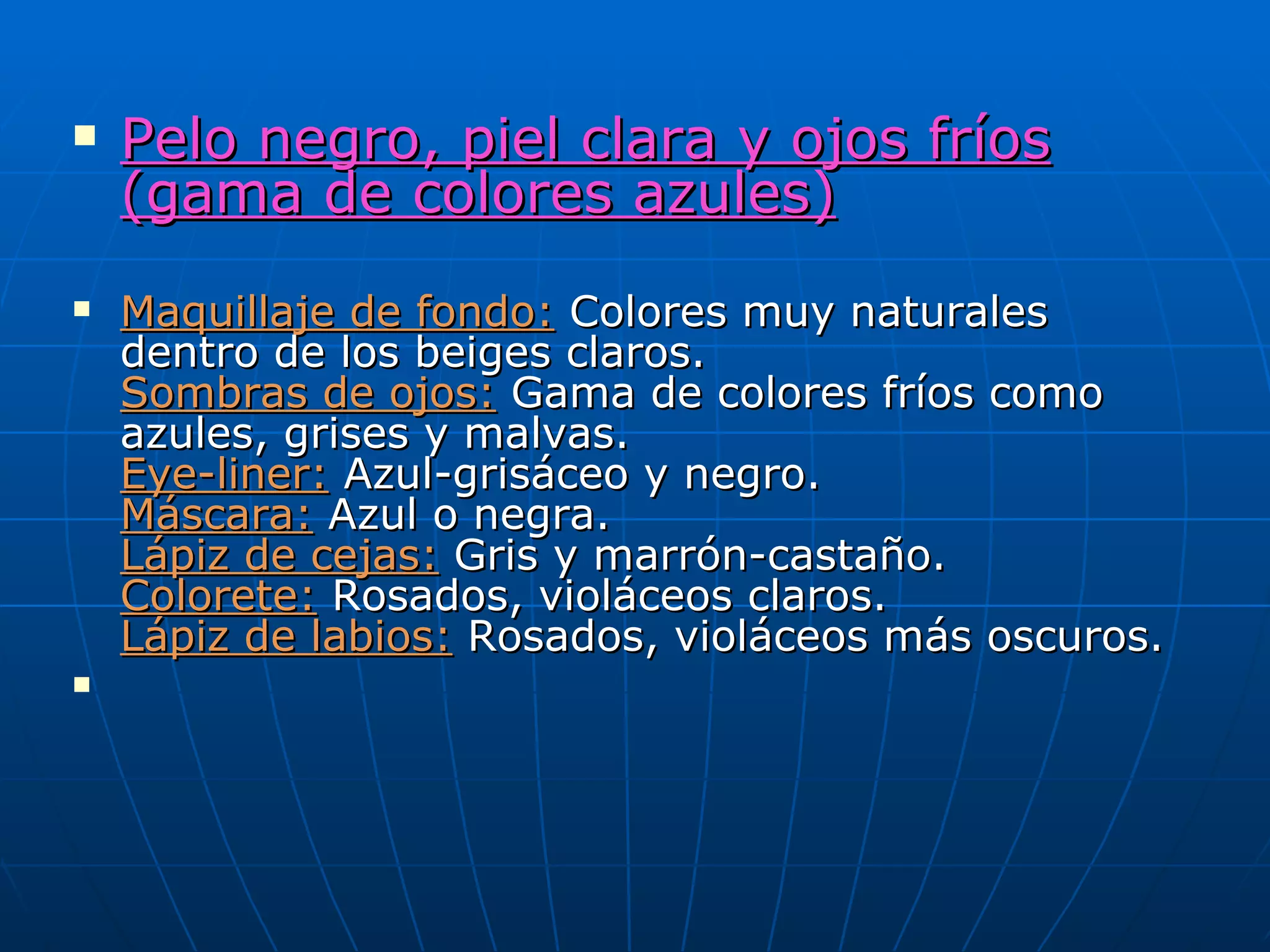 Diferentes Tipos De Maquillaje 1 Ppt
