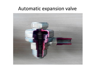 Different types of expansion device used in refrigerator - tharmal II ...