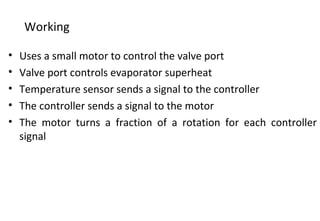 Different types of expansion device used in refrigerator - tharmal II ...