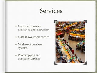 Types of Libraries: Public, Special, School, and Academic | PDF