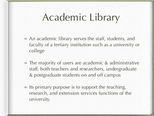 Types of Libraries: Public, Special, School, and Academic