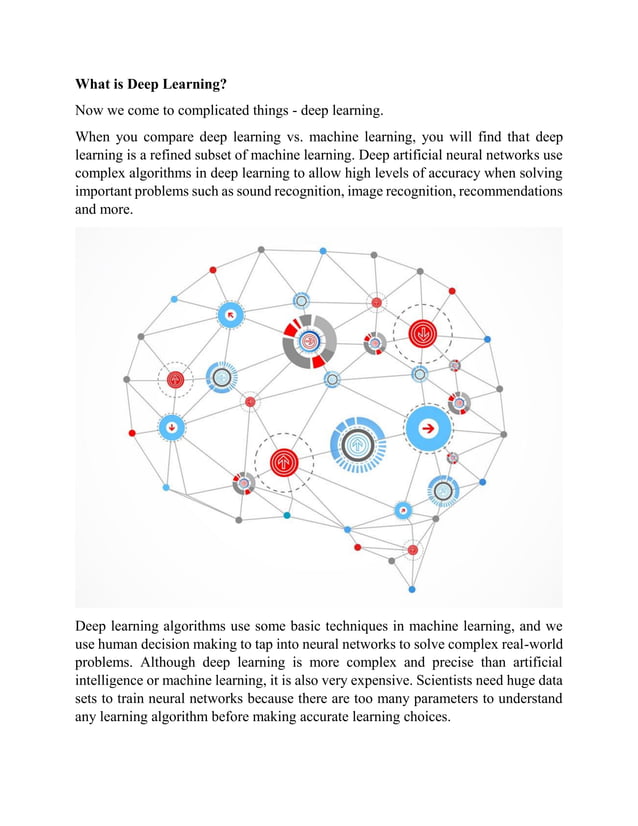 Diff between AI& ML&DL | PDF | Artificial Intelligence | Technology & Computing